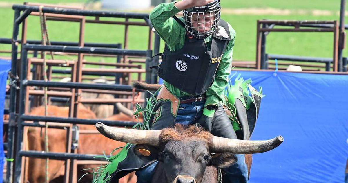 Young bull rider sets goal to ride in PBR – AgriNews