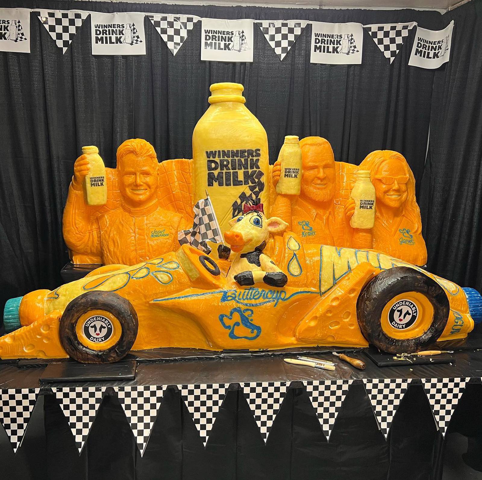 Say cheese: Giant cheddar sculpture created at State Fair – AgriNews