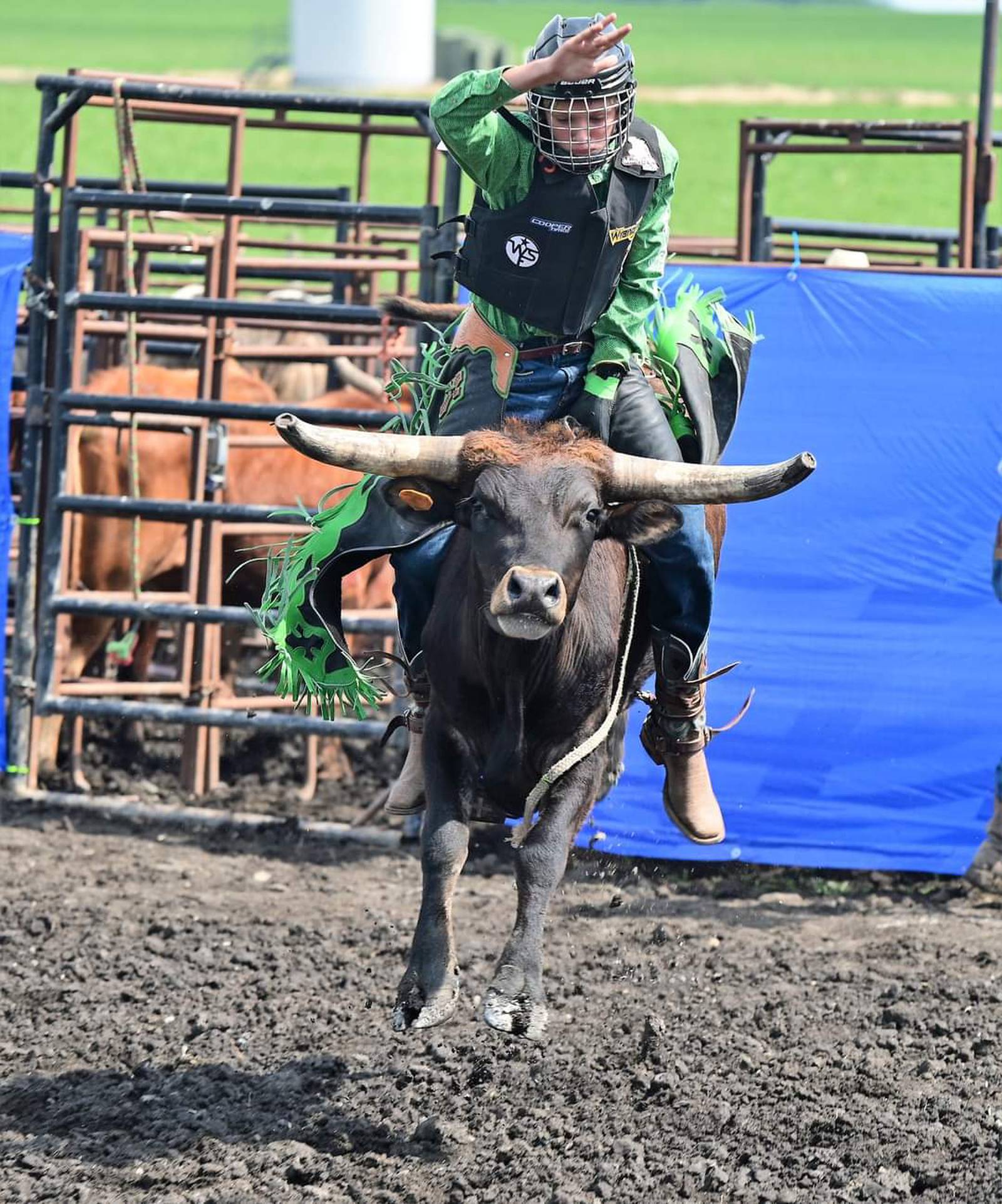Young bull rider sets goal to ride in PBR – AgriNews