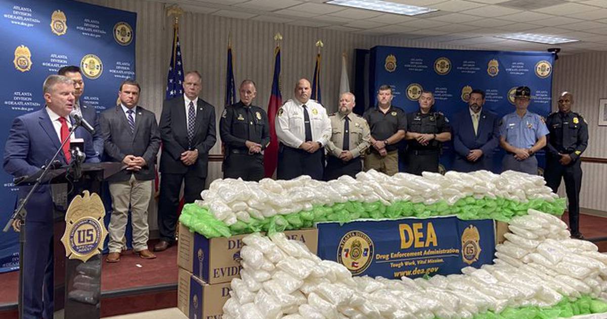 More than 2,300 pounds of meth is found hidden in celery at Georgia ...
