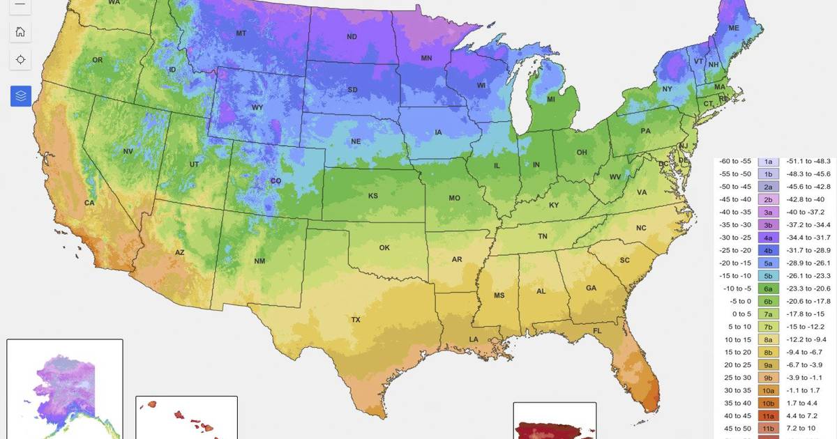 USDA updates plant hardiness zone map – AgriNews