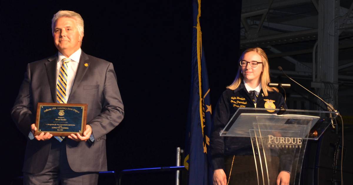 Agriculture director honored with Honorary Hoosier Degree – AgriNews