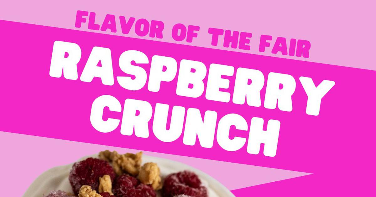Raspberry Crunch is 2024 Flavor of the Fair – AgriNews