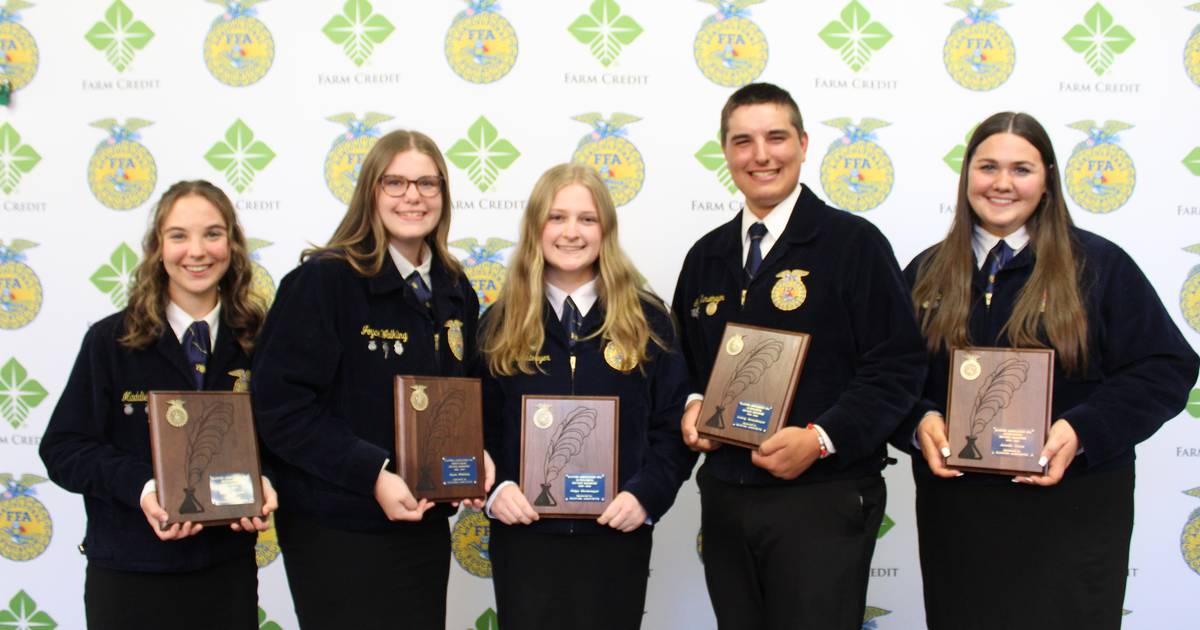 Outstanding FFA reporters honored at convention – AgriNews