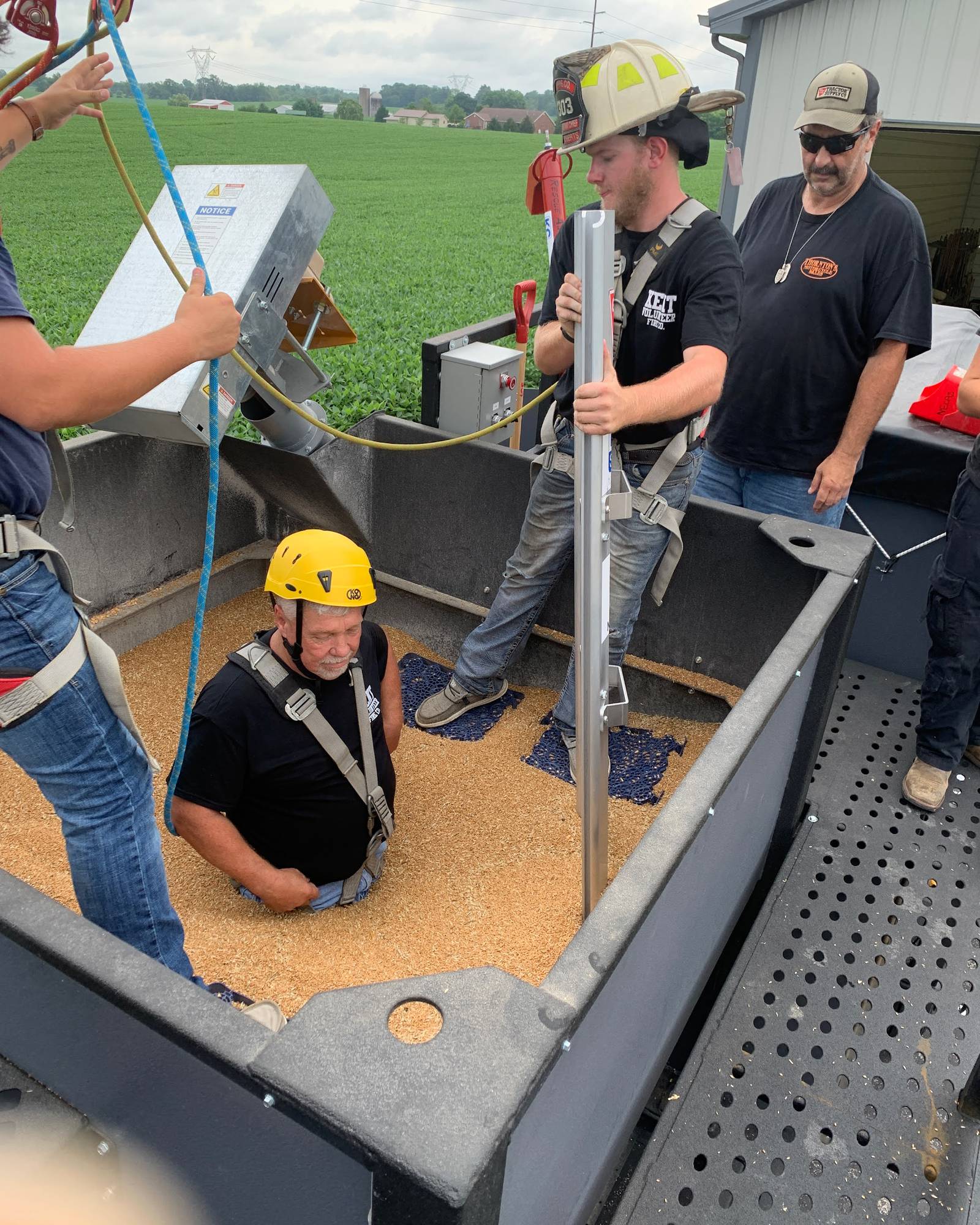 Grain Bin Safety Training Provided By Indiana Corn Checkoff Agrinews
